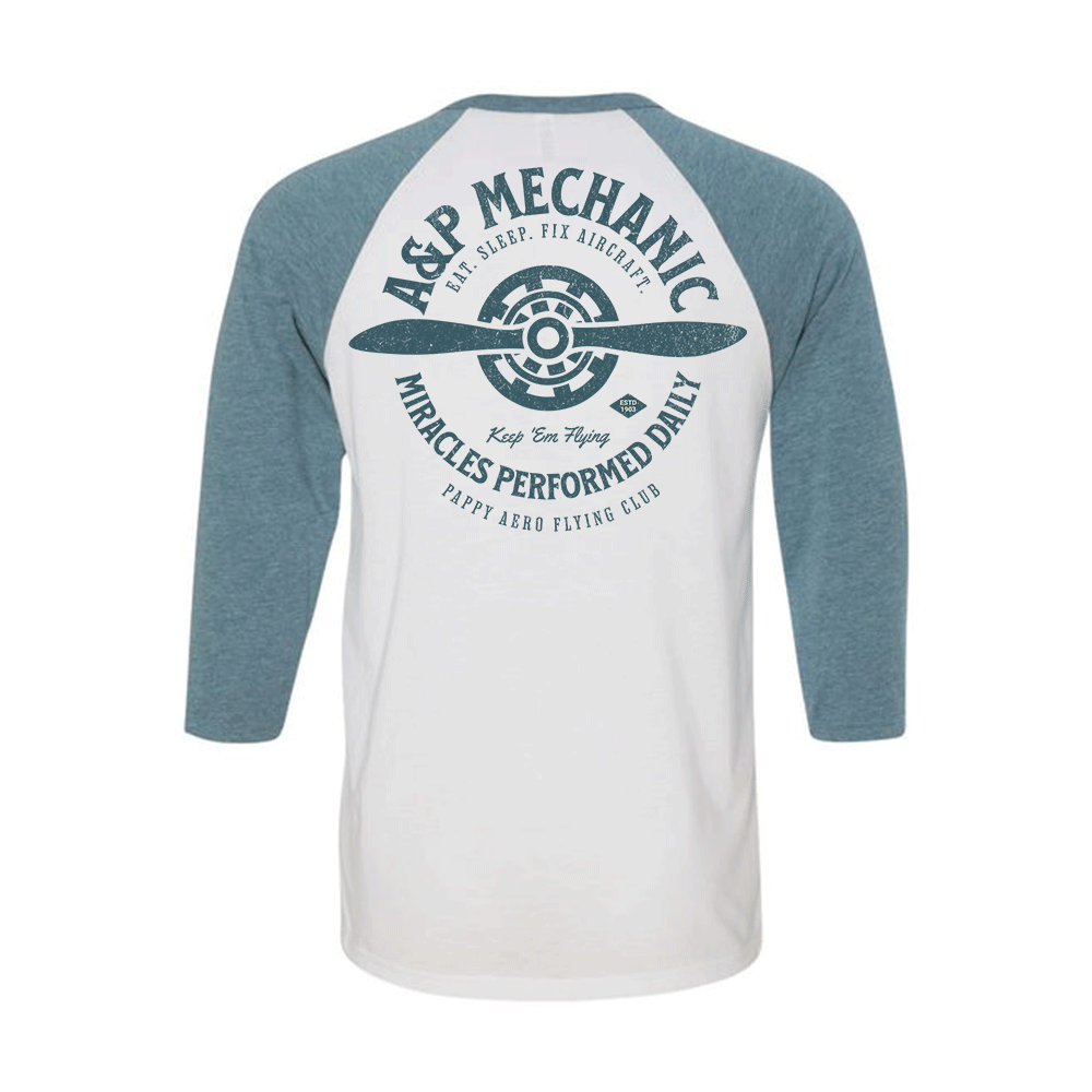A&P Mechanic - 3/4 Sleeve – Pappy Aero